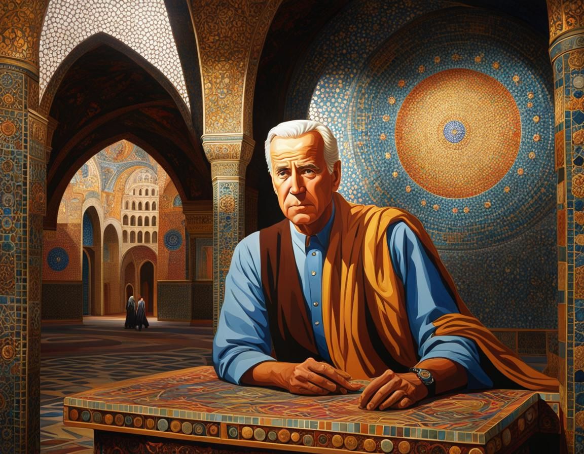 Saint Joe of the Satanic Cabal - AI Generated Artwork - NightCafe Creator