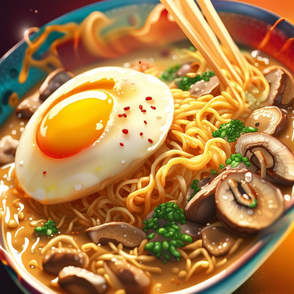 Ramen. - AI Generated Artwork - NightCafe Creator