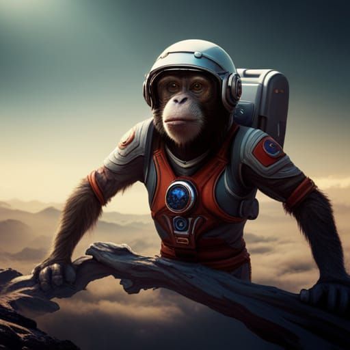 Monkey - AI Generated Artwork - NightCafe Creator