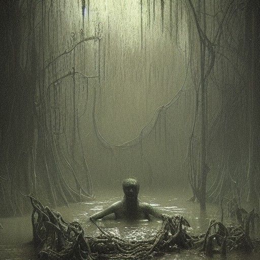 swamp man - AI Generated Artwork - NightCafe Creator