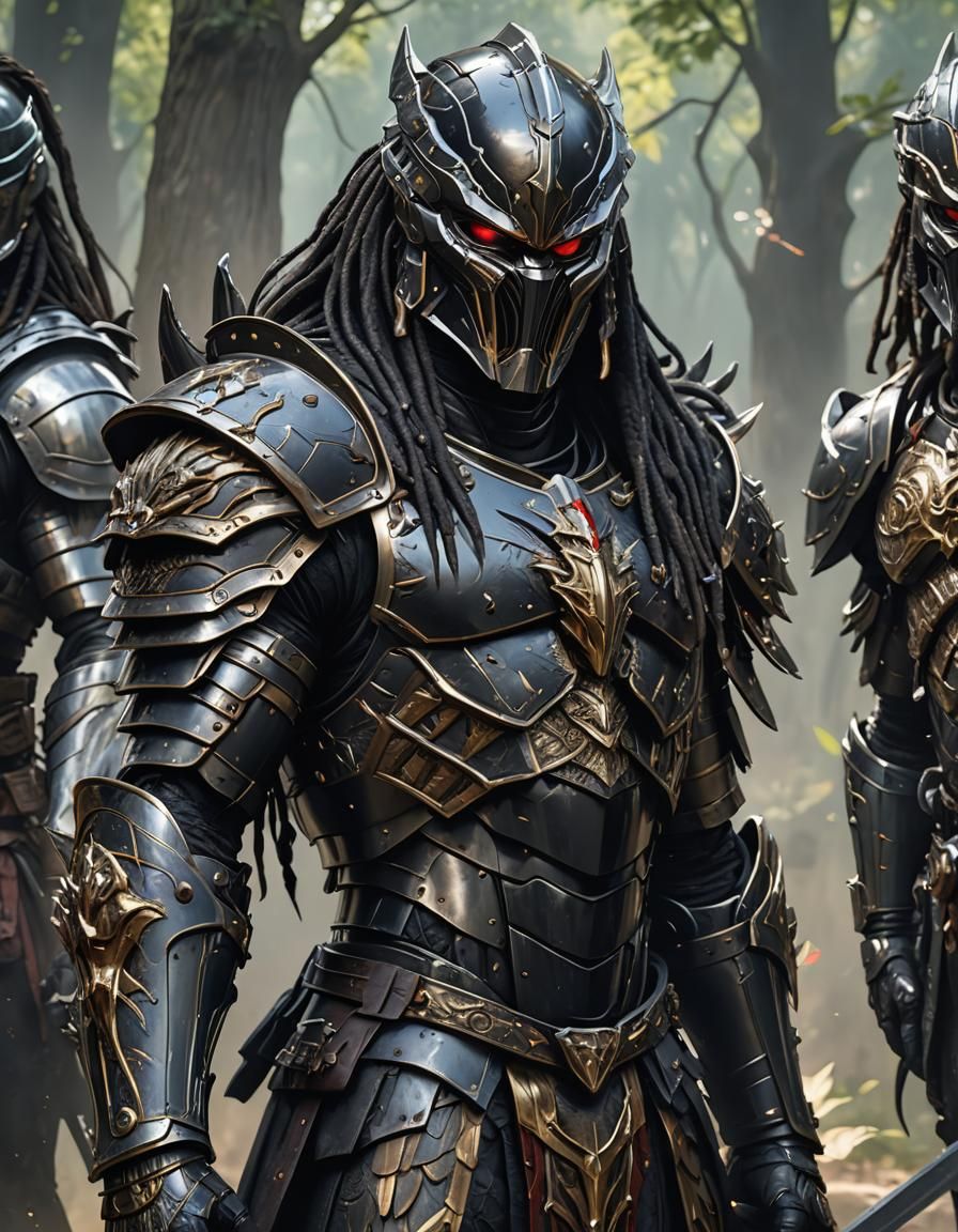 Predator knight - AI Generated Artwork - NightCafe Creator