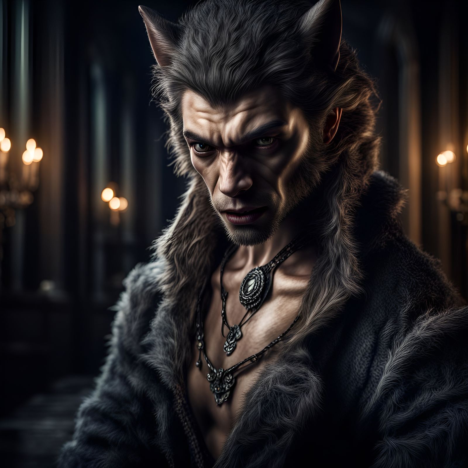 Werewolf - AI Generated Artwork - NightCafe Creator
