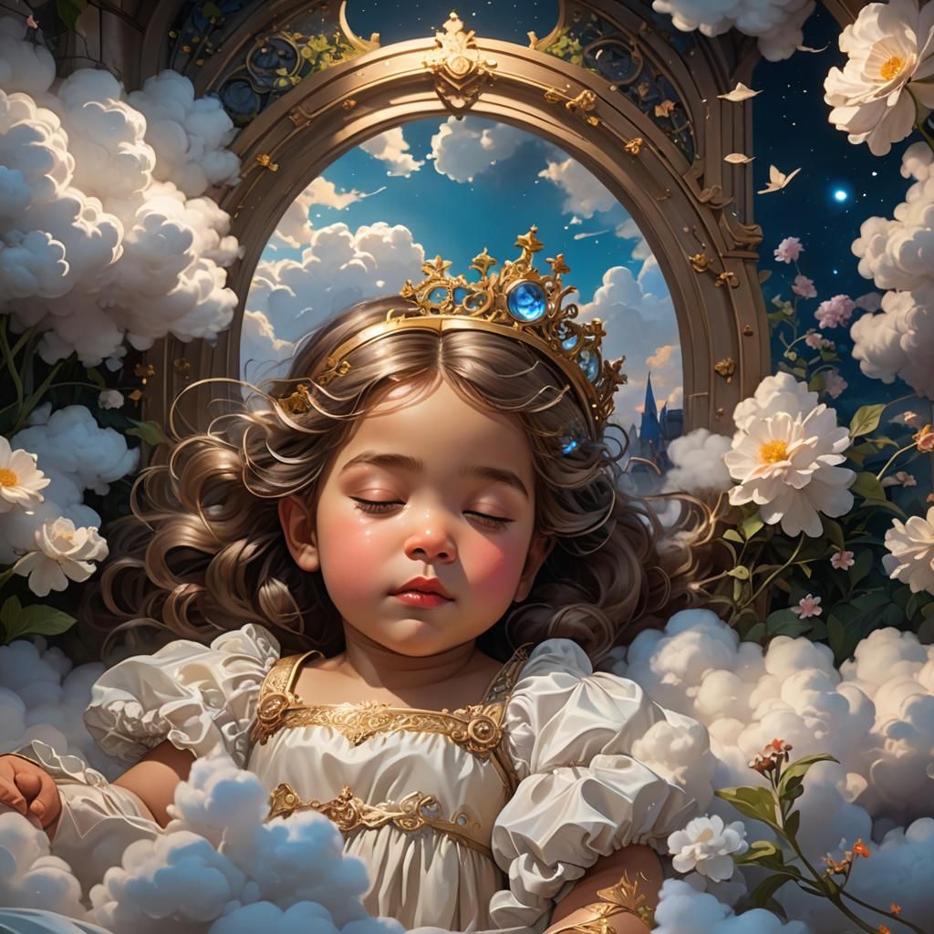 sleeping child..... - AI Generated Artwork - NightCafe Creator