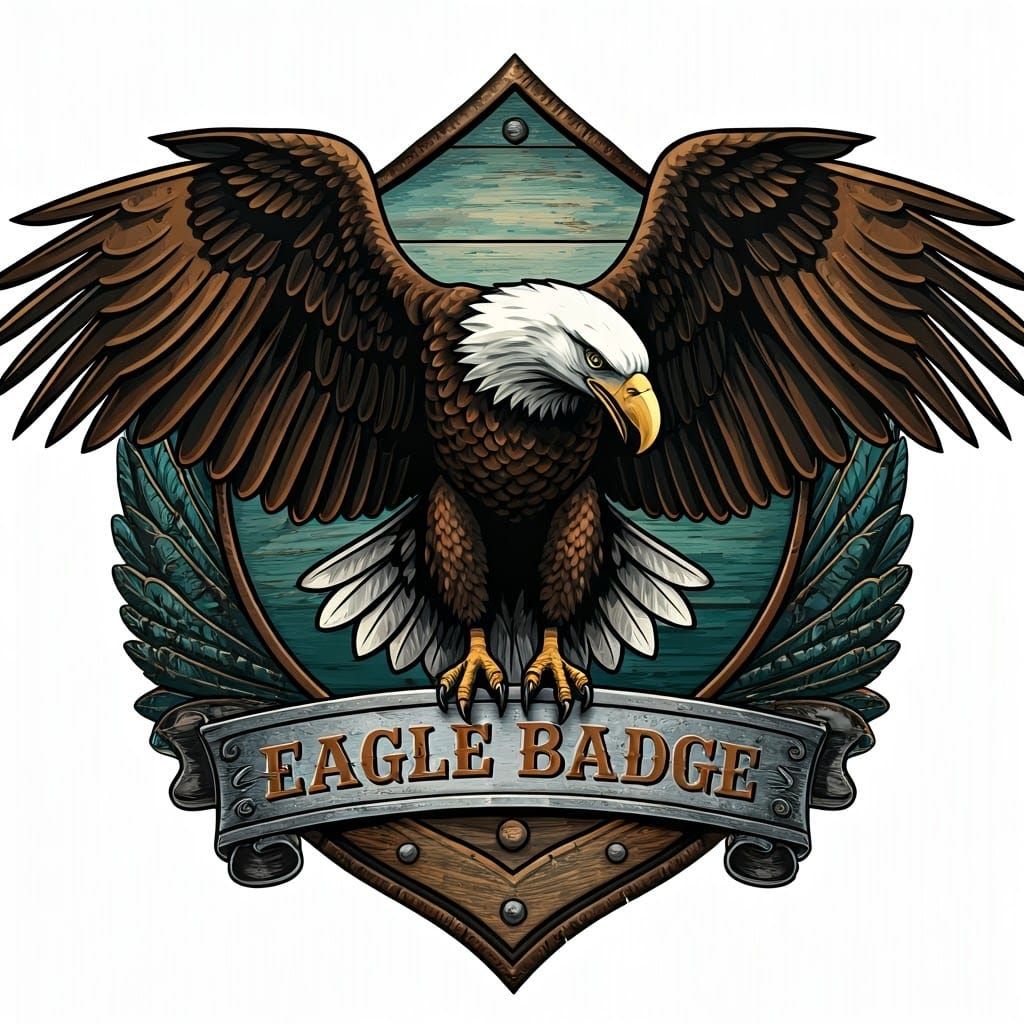 Eagle Badge - Eagle Badge in Refined Grit