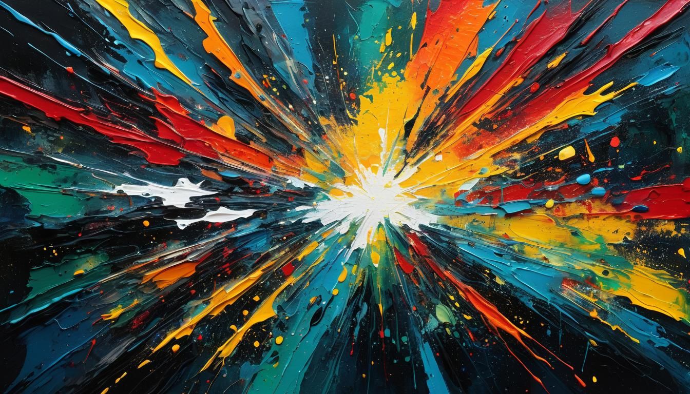 Vibrant Memories Emerge in Abstract Liminal Space - AI Art