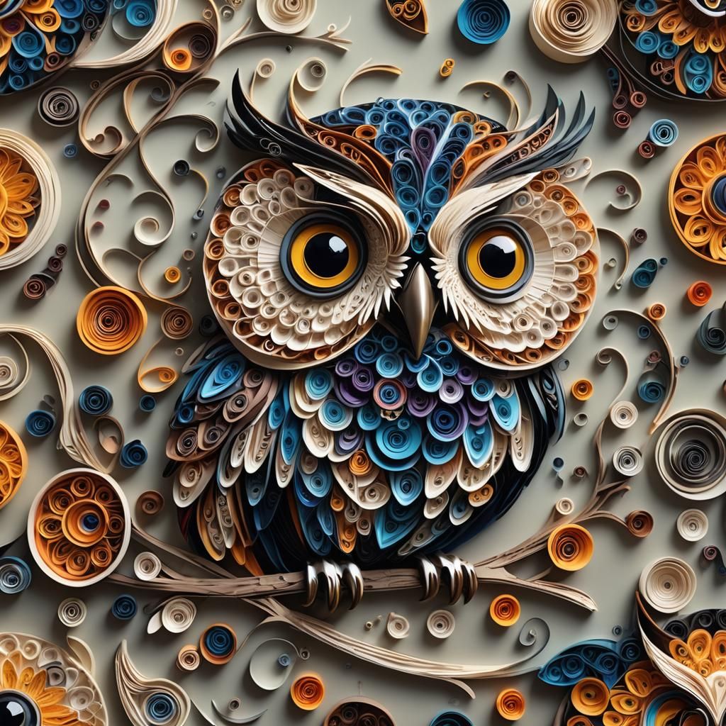 QUILLING CREATIONS - AI Generated Artwork - NightCafe Creator