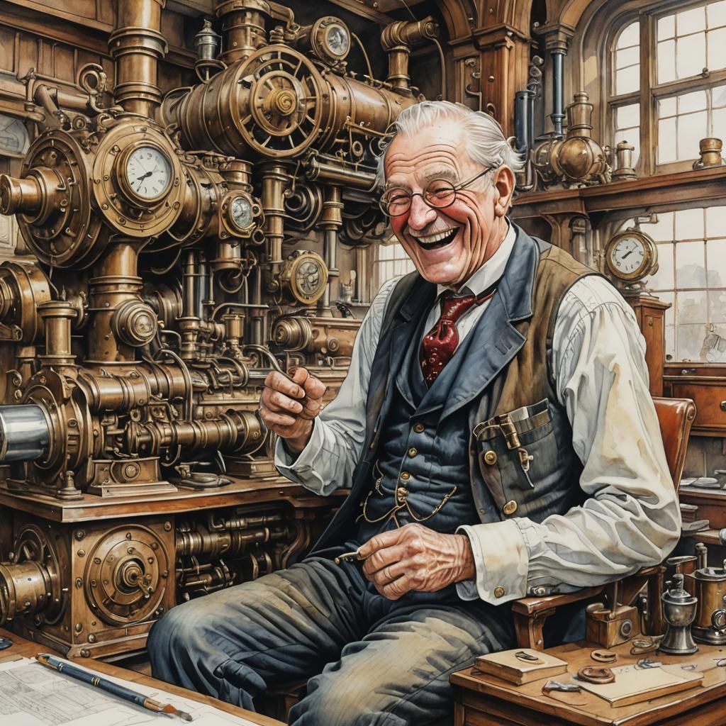 THE INVENTOR - AI Generated Artwork - NightCafe Creator