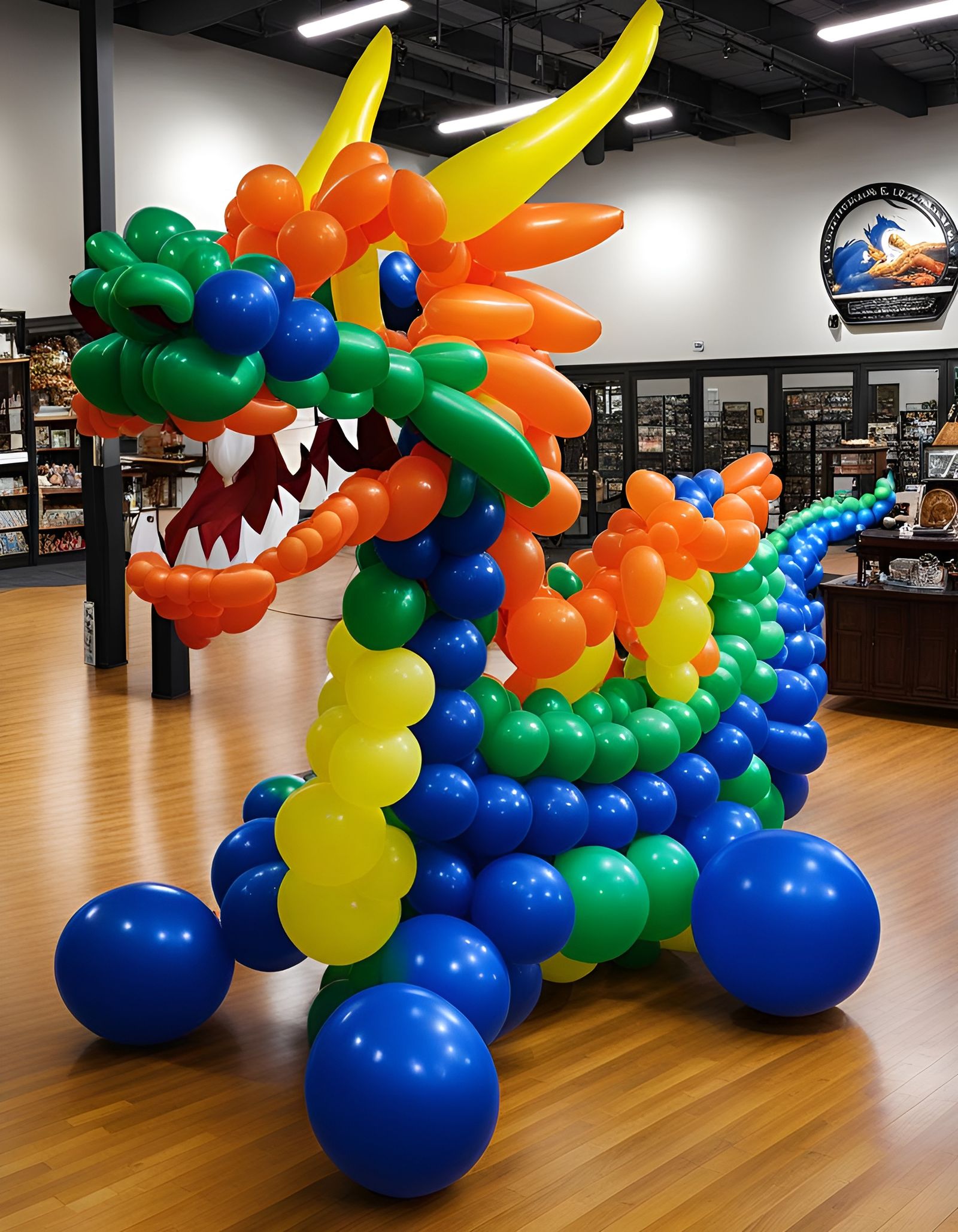 Dragon Balloon Animal Sculpture - AI Generated Artwork - NightCafe Creator