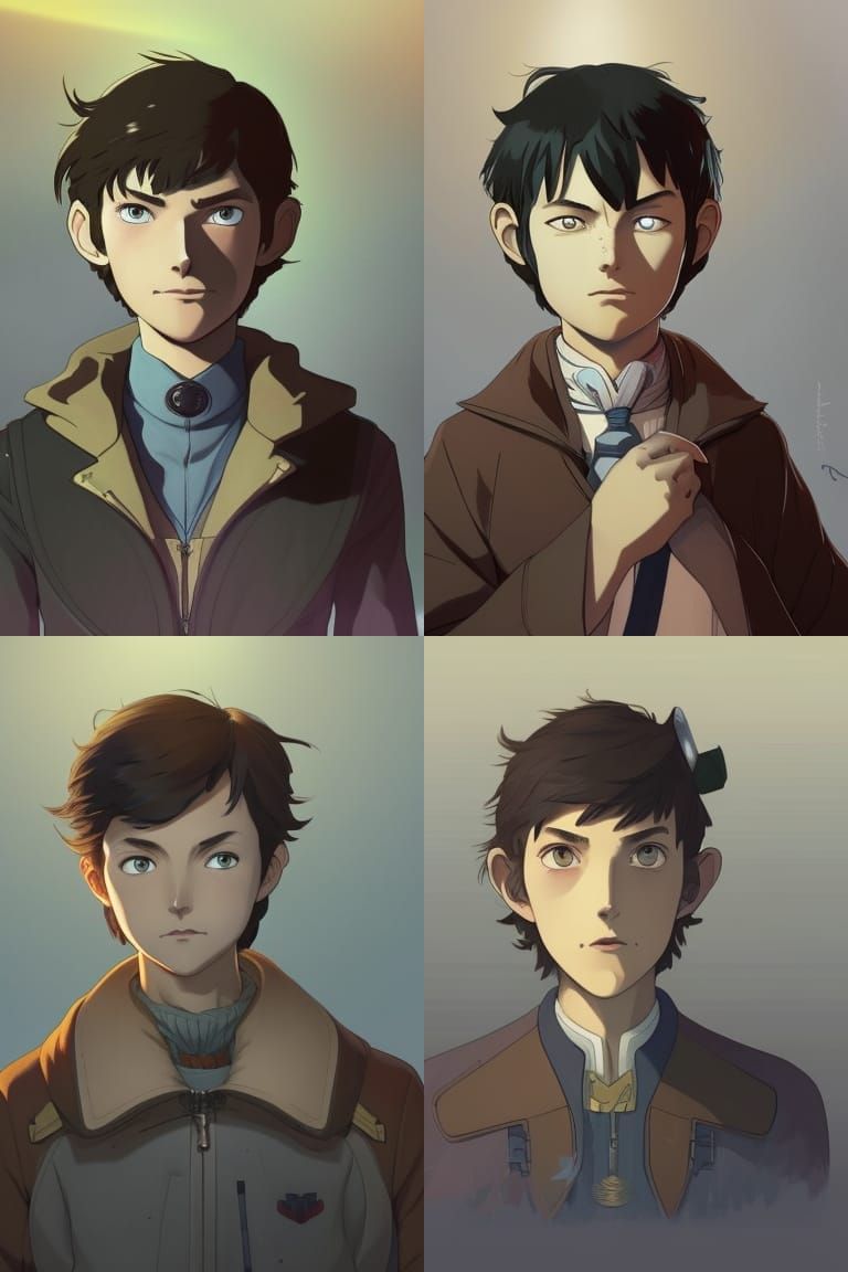 Ghibli Wirt OTGW head to waist portrait, 8k resolution concept art ...