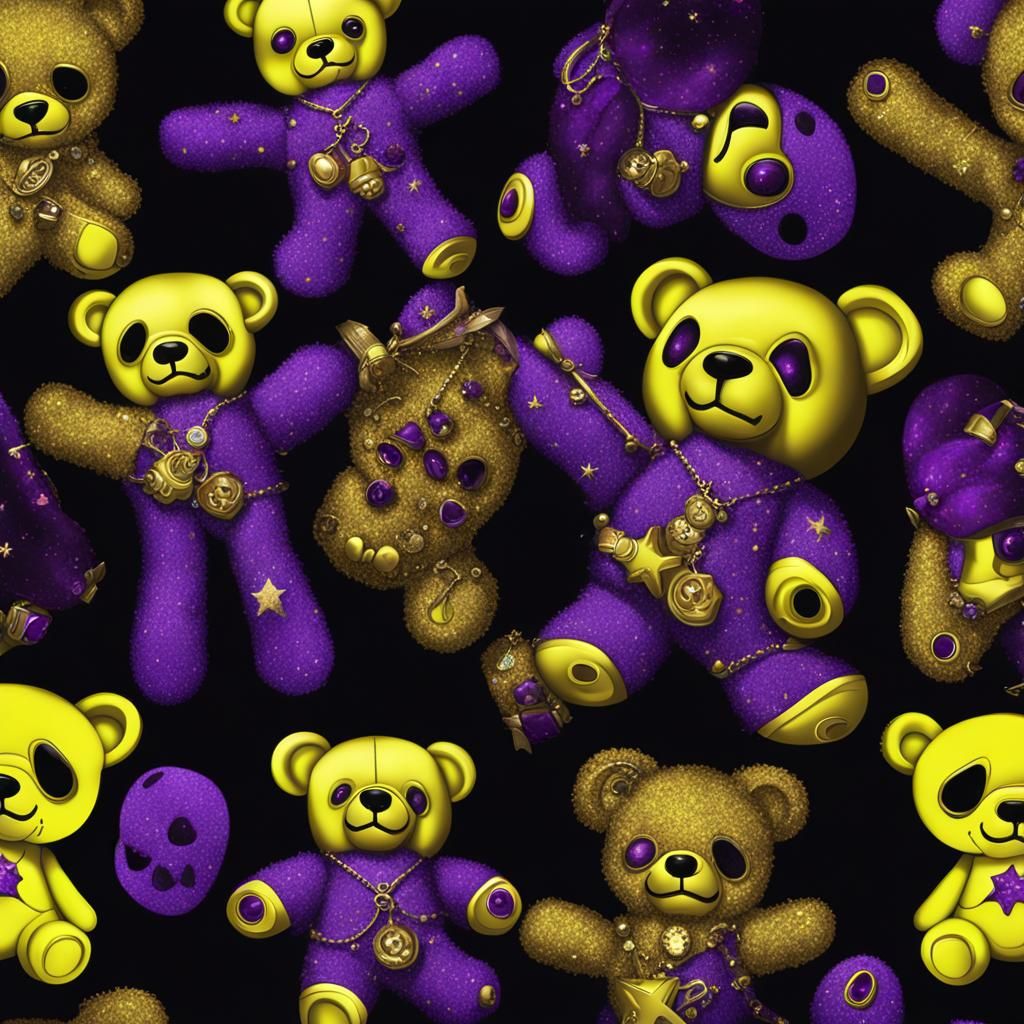 Voodoo Teddy Bear Sleepover - AI Generated Artwork - NightCafe Creator