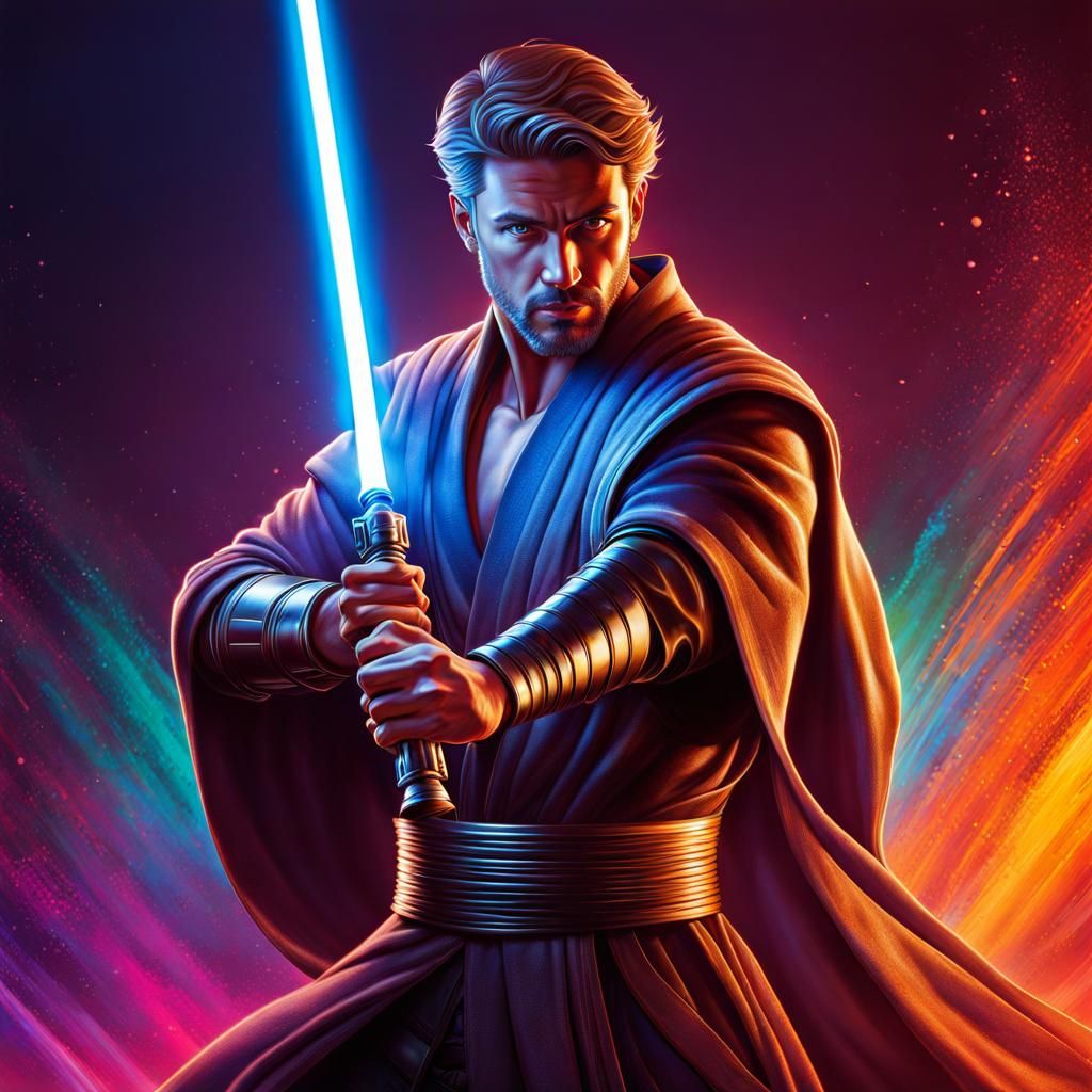 Jedi Knight - AI Generated Artwork - NightCafe Creator
