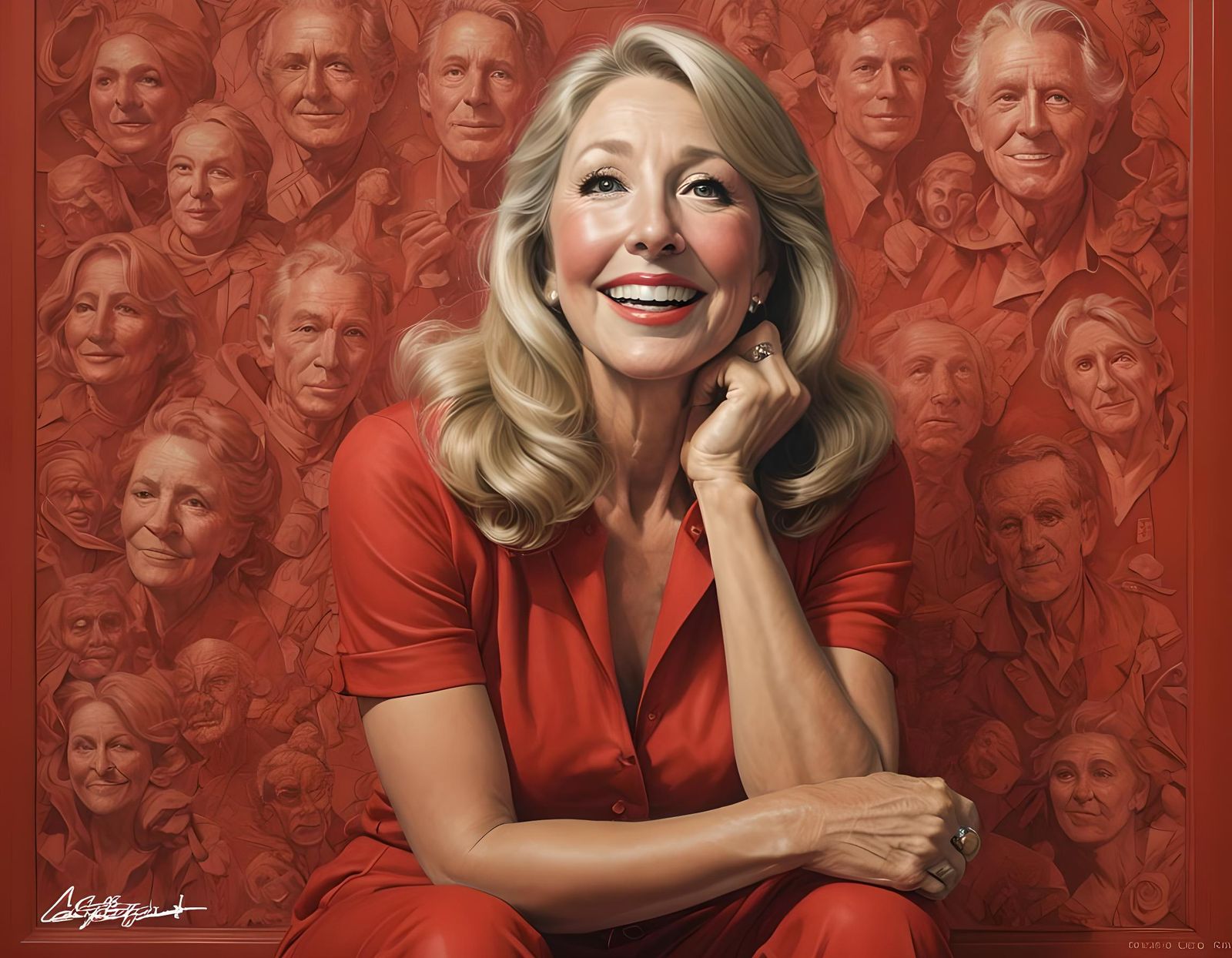 Teri Garr - AI Generated Artwork - NightCafe Creator