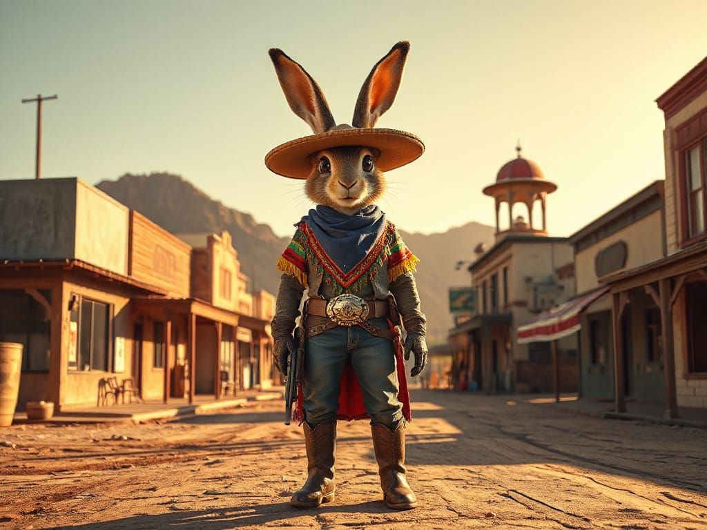 Jack rabbit gunslinger 1 - Jack Rabbit Gunslinger in Desert ...