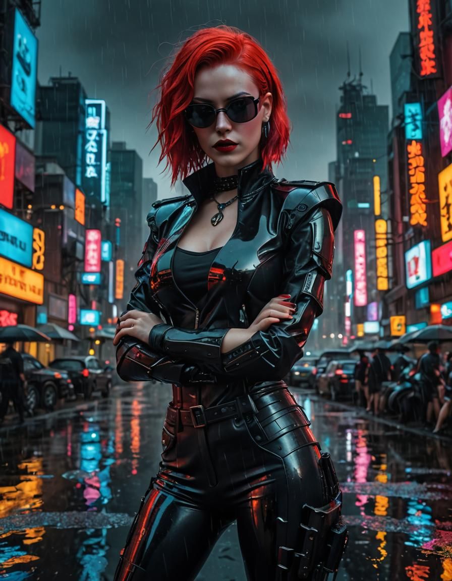 Razorgirl - AI Generated Artwork - NightCafe Creator