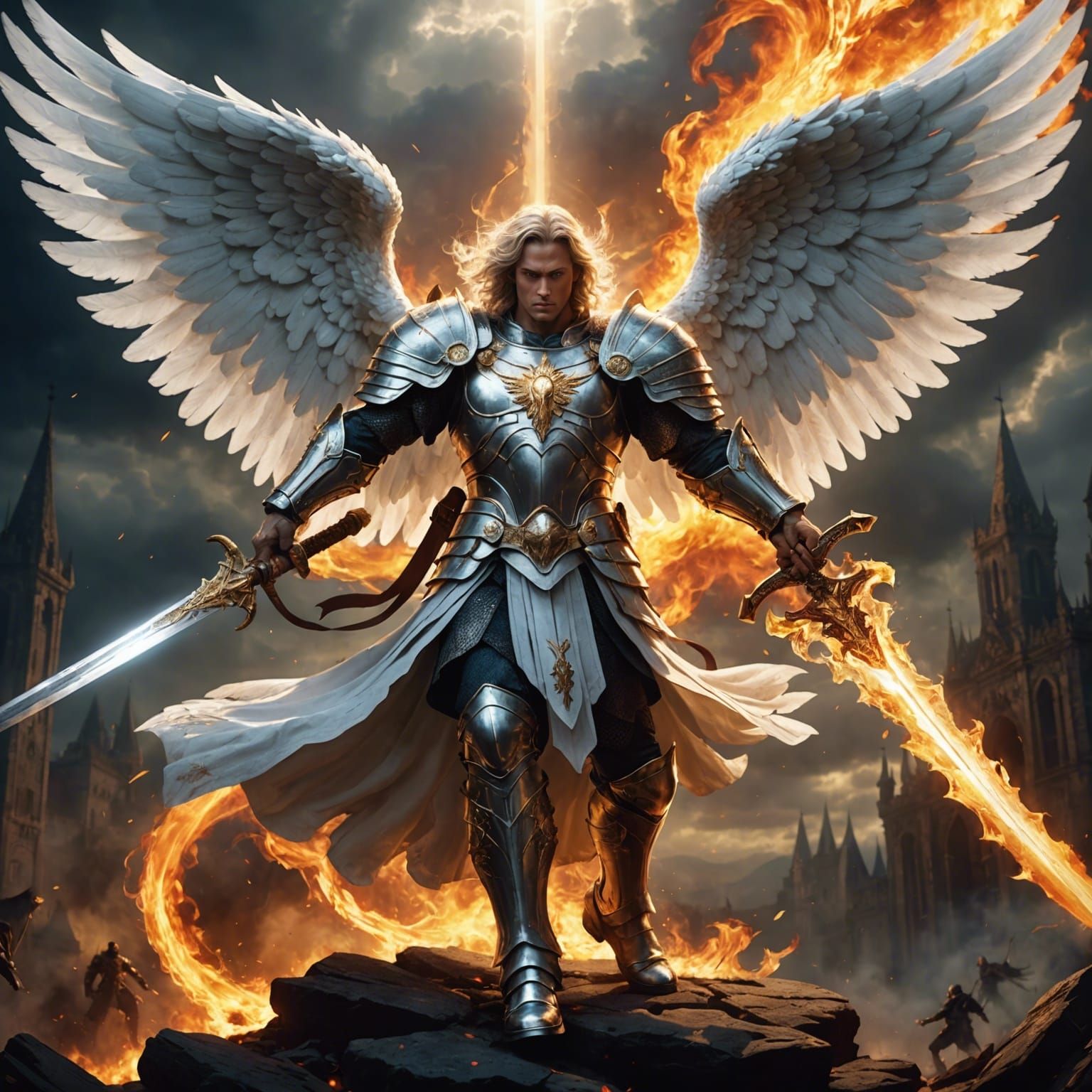 Archangel Michael - AI Generated Artwork - NightCafe Creator