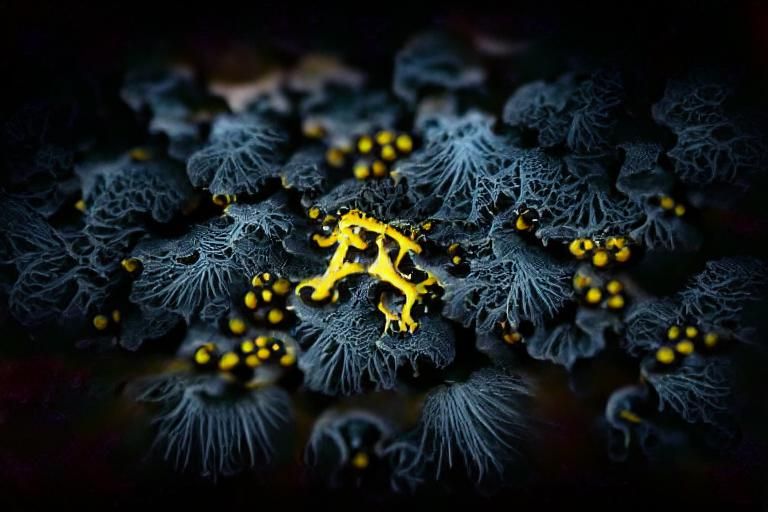Slime Mold Fractal Growth Patterns - AI Generated Artwork - NightCafe ...