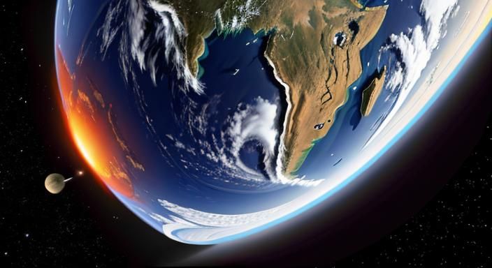 2 Planets Crashing into Each Other - AI Generated Artwork - NightCafe ...