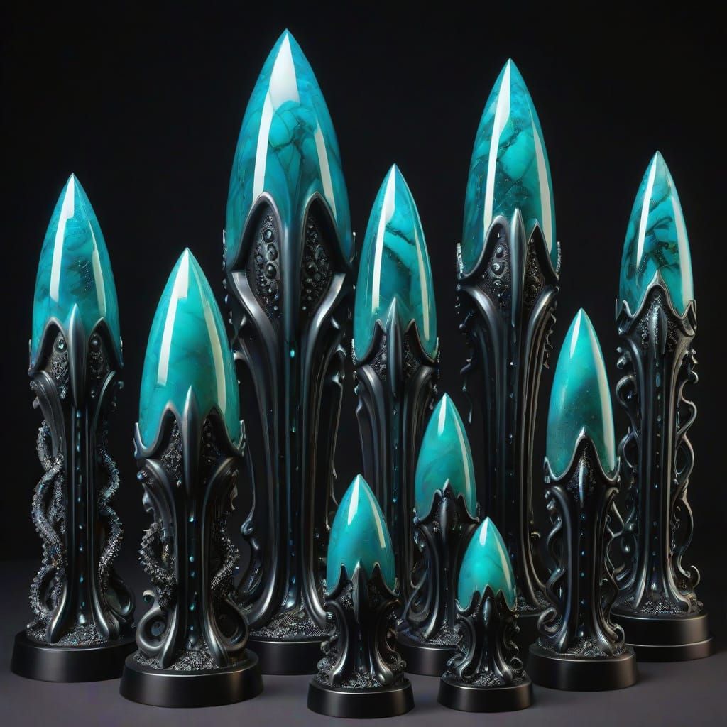 Artifacts from the Obed Marsh collection, Miskatonic Museum