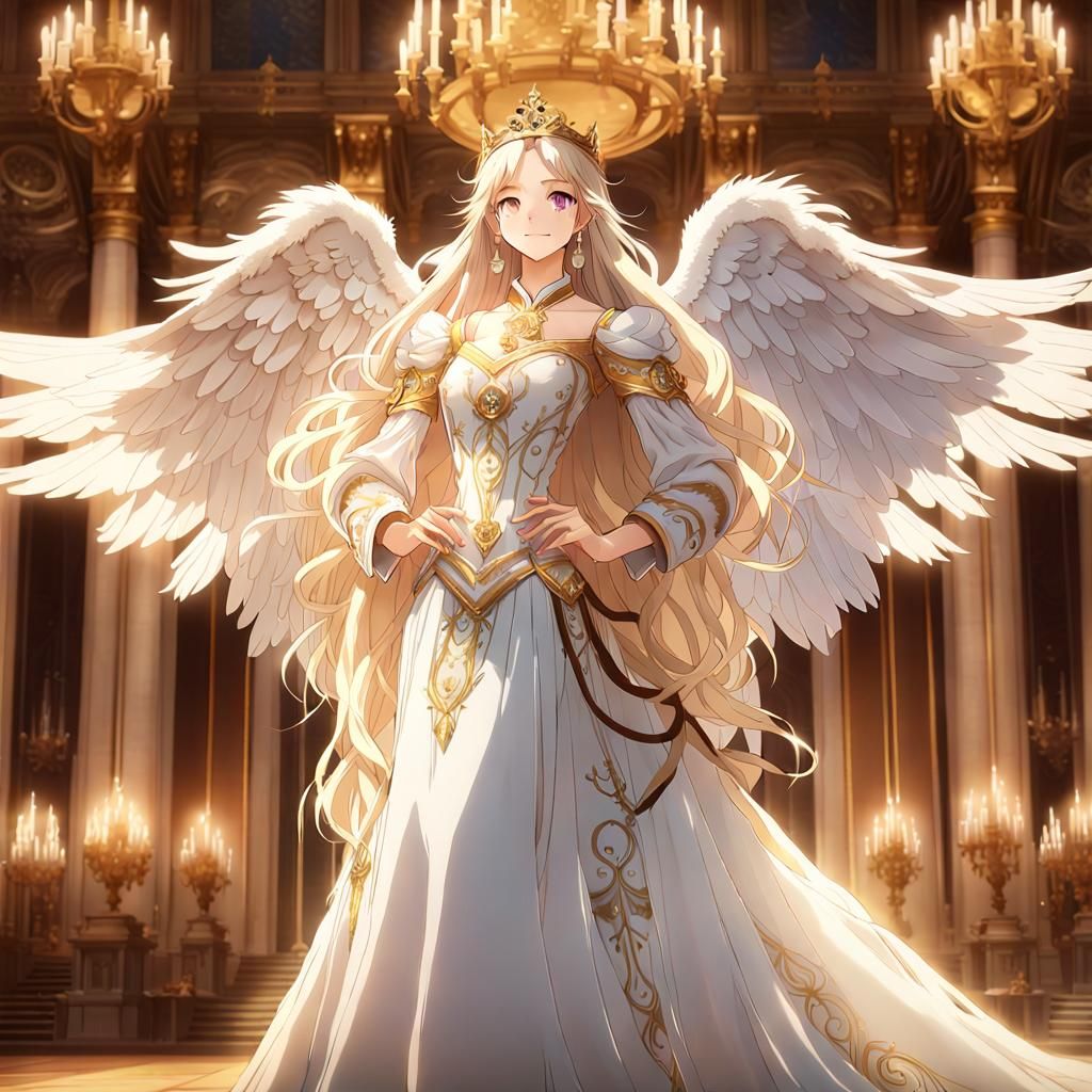 beautiful angel leader - AI Generated Artwork - NightCafe Creator