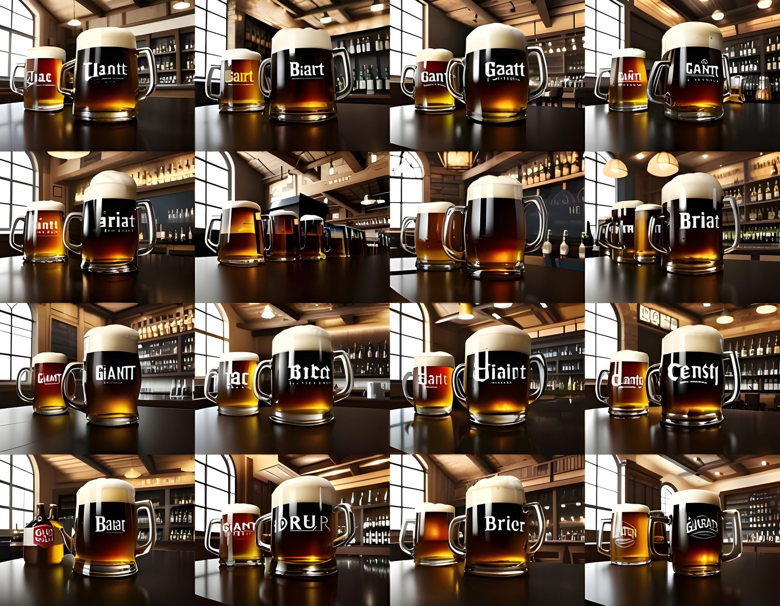 giant beer mugs - Majestic Beer Mugs in a Bold Artistic Styl...