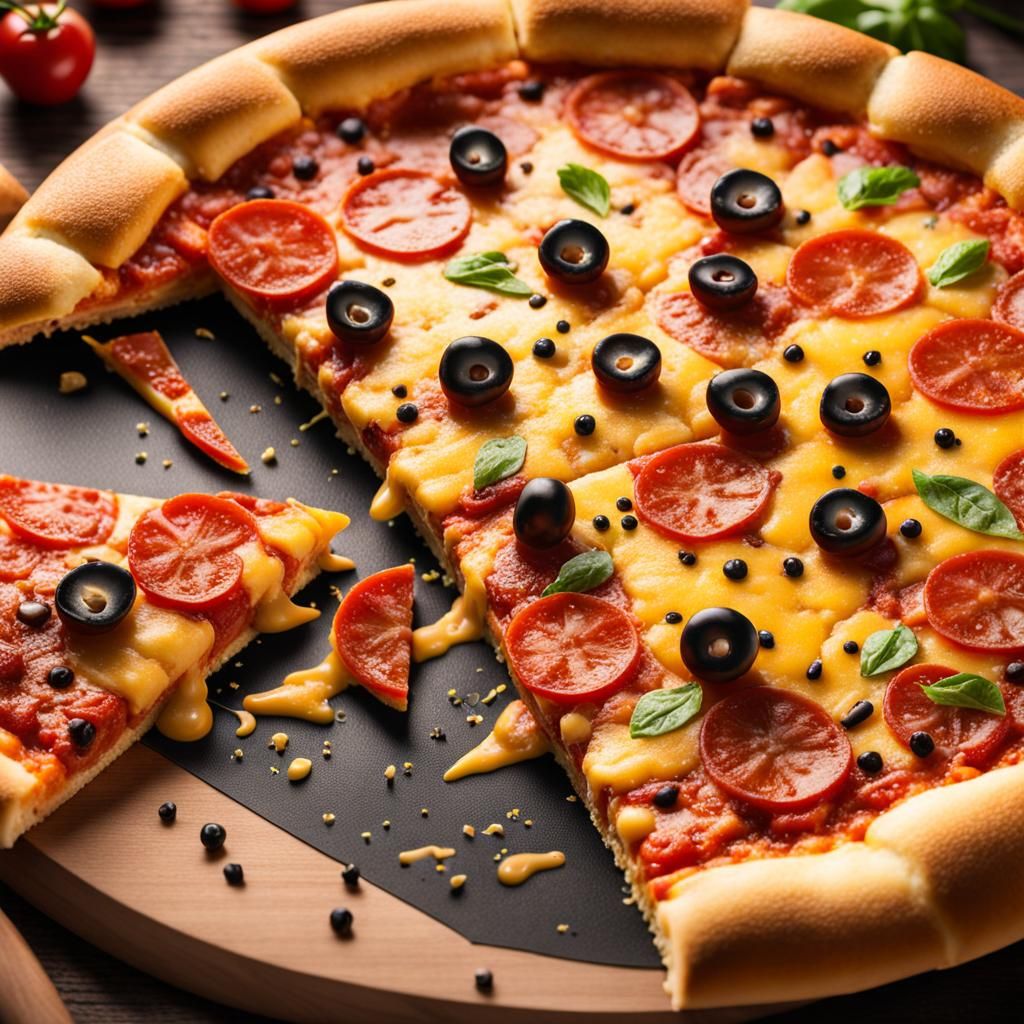 Pizza - AI Generated Artwork - NightCafe Creator