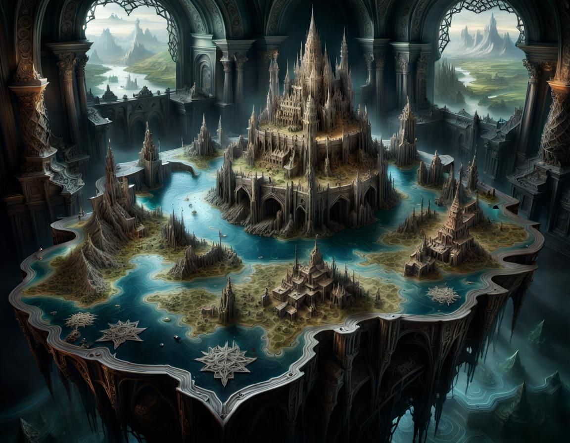 Fantasy world - AI Generated Artwork - NightCafe Creator