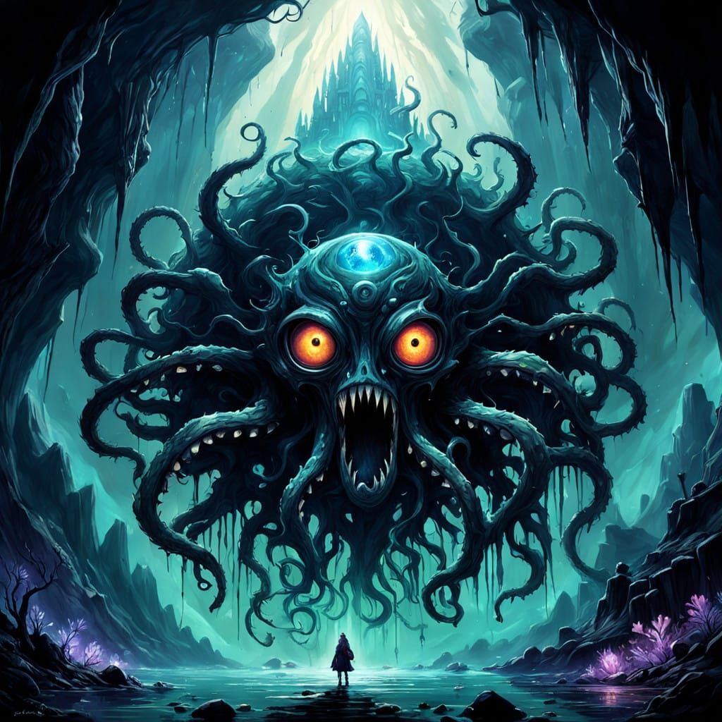 Classic Dungeons and Dragons Monster, "Beholder". The Beholder is a ...