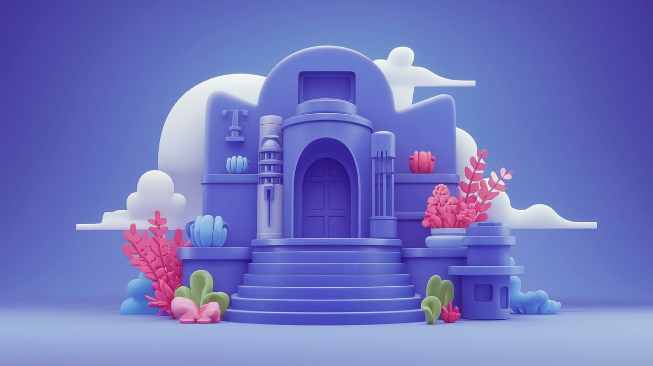 maxresdefault.jpg - Abstract Cityscape as 3D Rendered Digita...