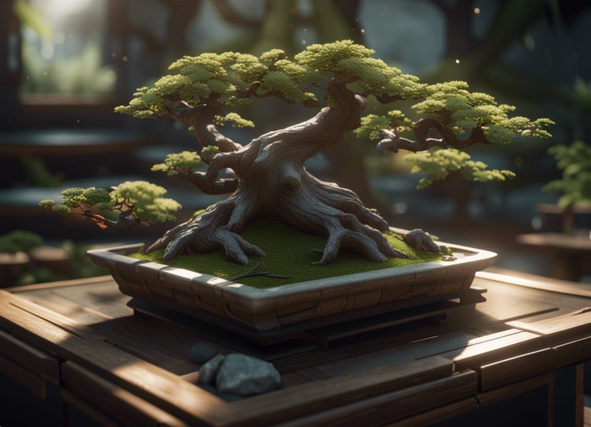 Bonsai - AI Generated Artwork - NightCafe Creator