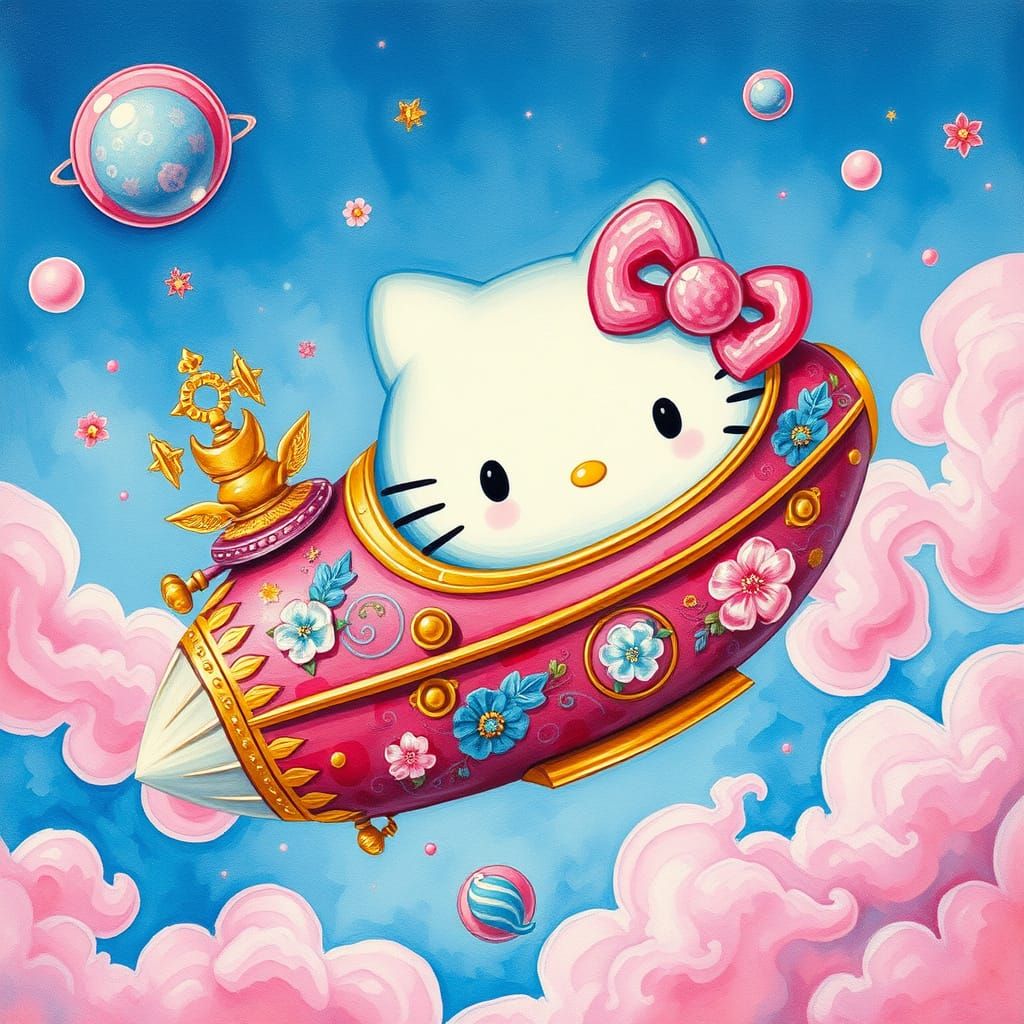 Hello Kitty spaceship - Hello Kitty spaceship
