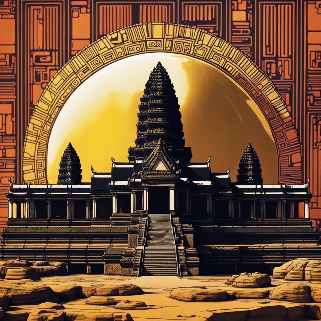 Angkor Wat! - AI Generated Artwork - NightCafe Creator
