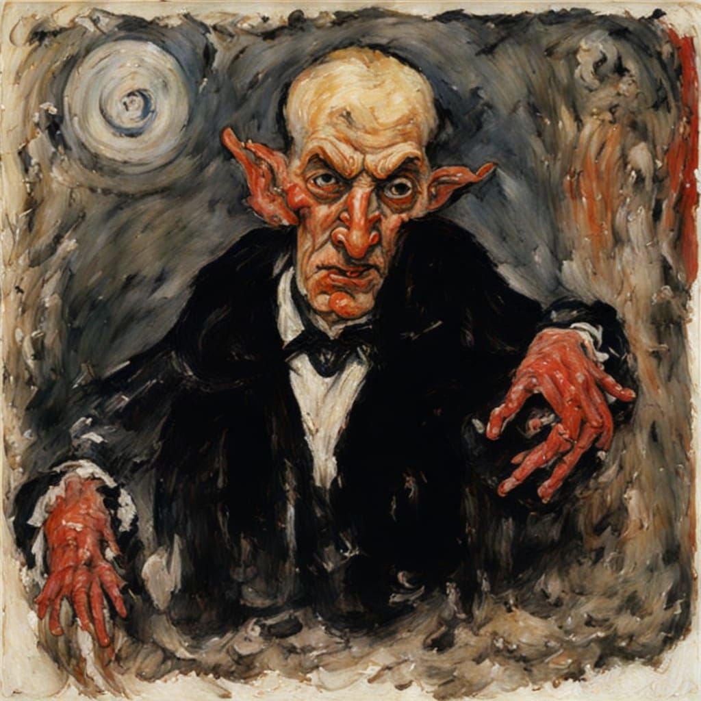 Ethereal Vampire Lord Emerges from the Shadows in ... - AI Art