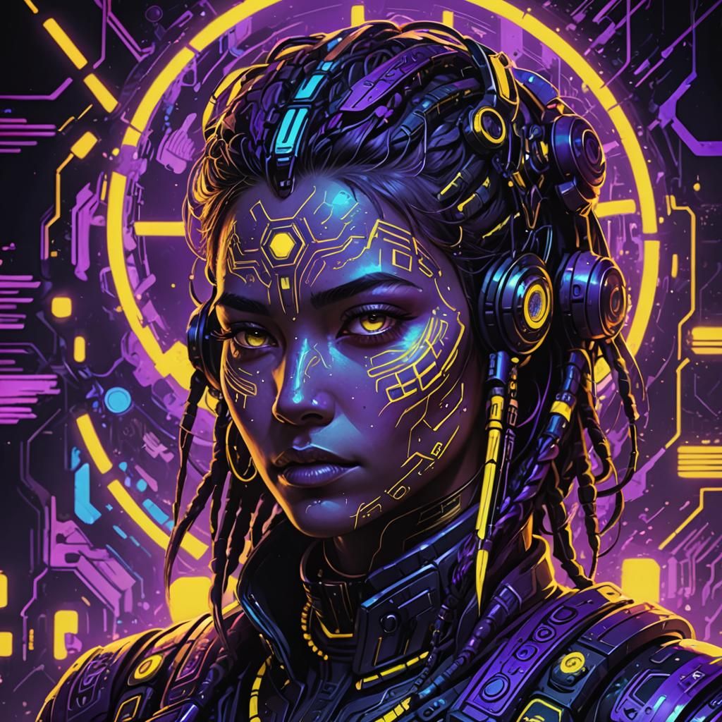 Digital Diva - AI Generated Artwork - NightCafe Creator