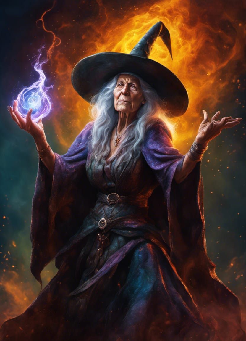 Powerful Witch - AI Generated Artwork - NightCafe Creator