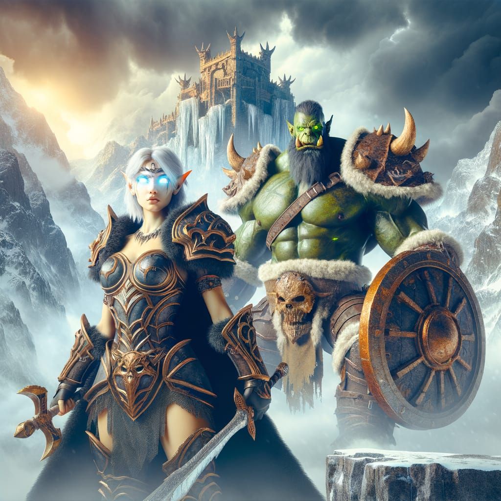 She magic! Me! Orc... Smash! - AI Generated Artwork - NightCafe Creator