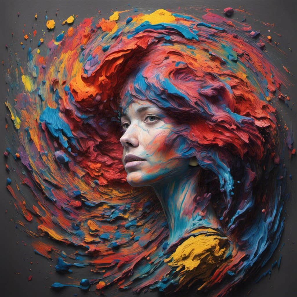 Swirling Emotions - AI Generated Artwork - NightCafe Creator