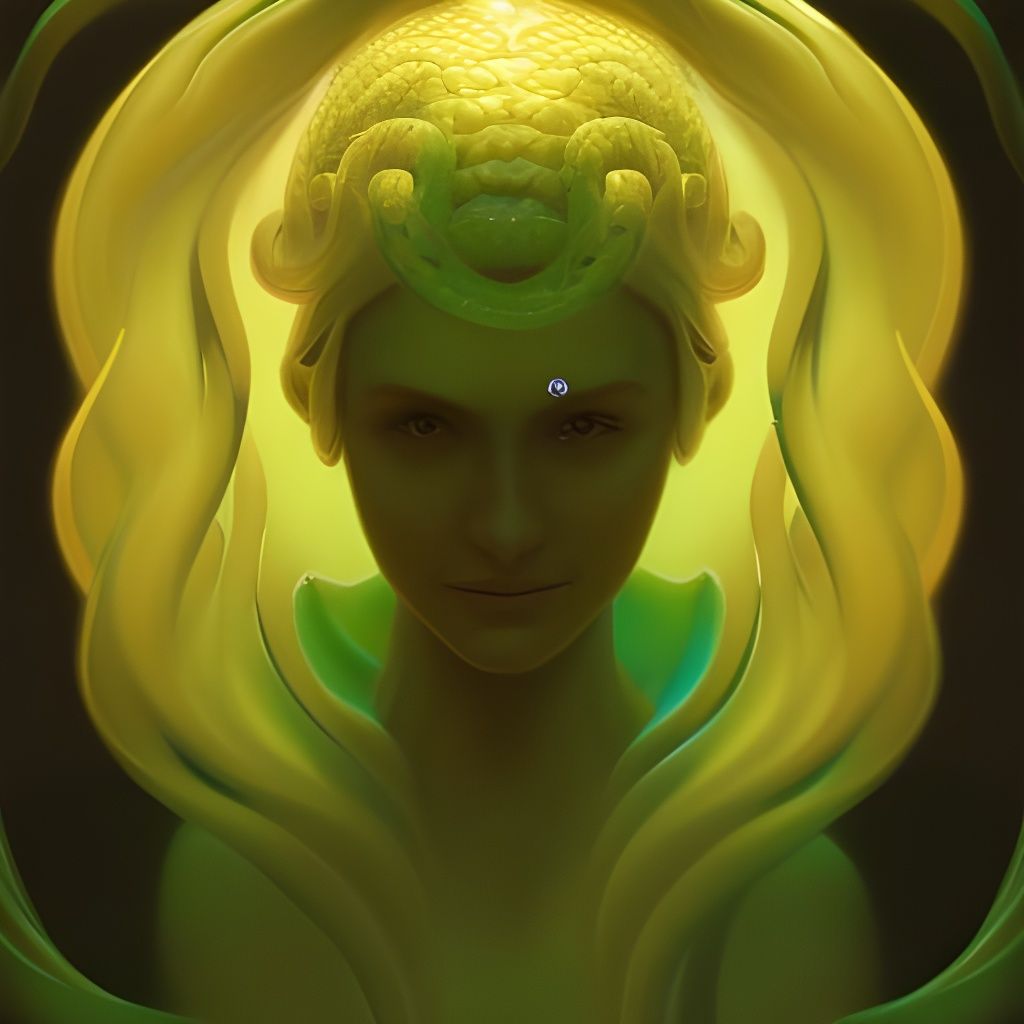 Golden Medusa - AI Generated Artwork - NightCafe Creator