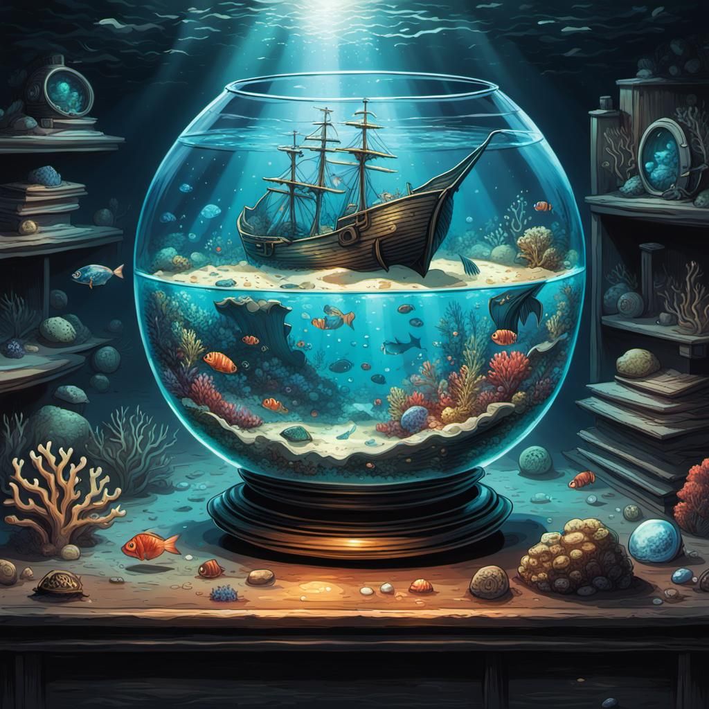 Under the Sea Waves - AI Generated Artwork - NightCafe Creator