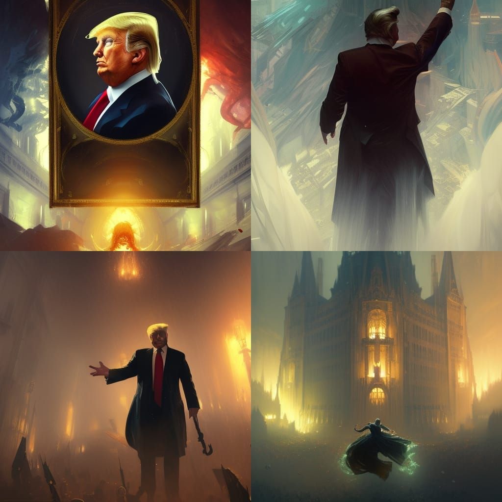Donald Trump - AI Generated Artwork - NightCafe Creator