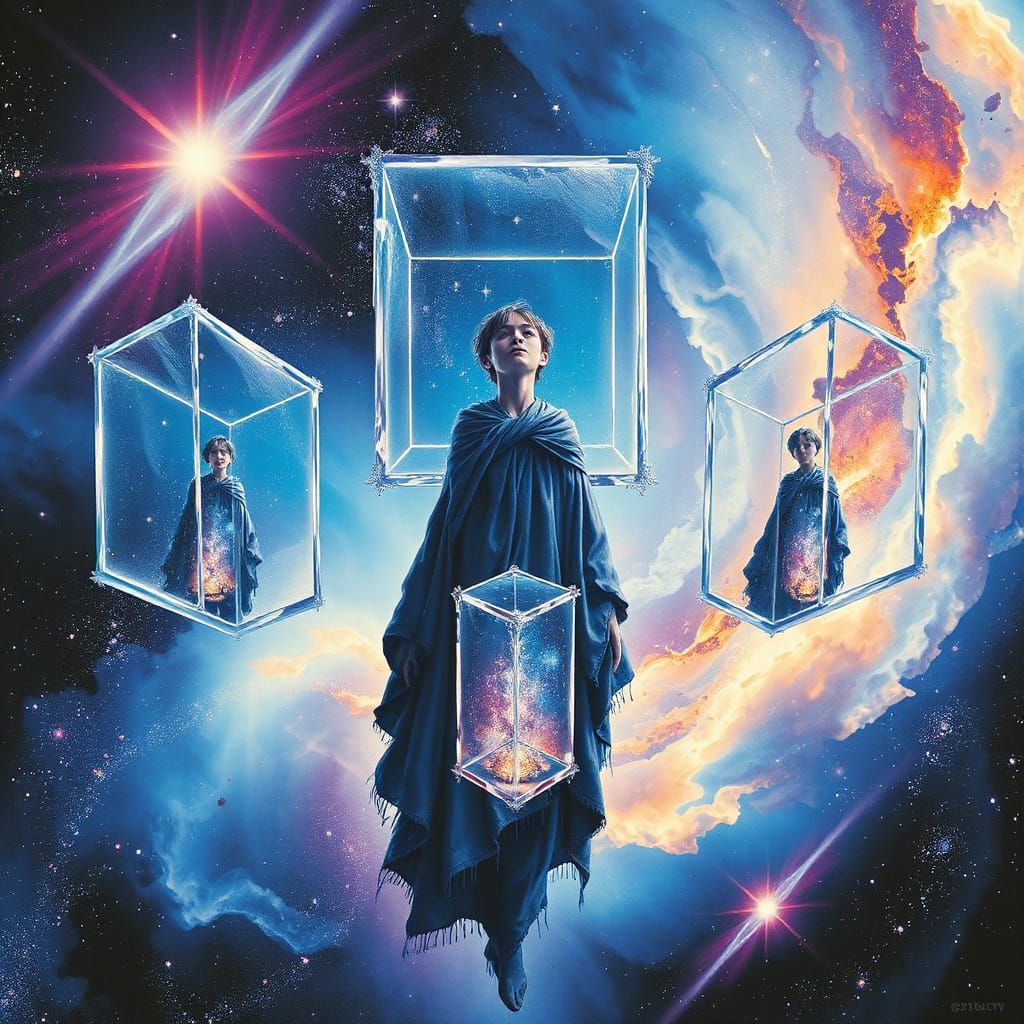 Cosmic being in cosmic cubes - Tragic Cosmic Entity in Vibra...