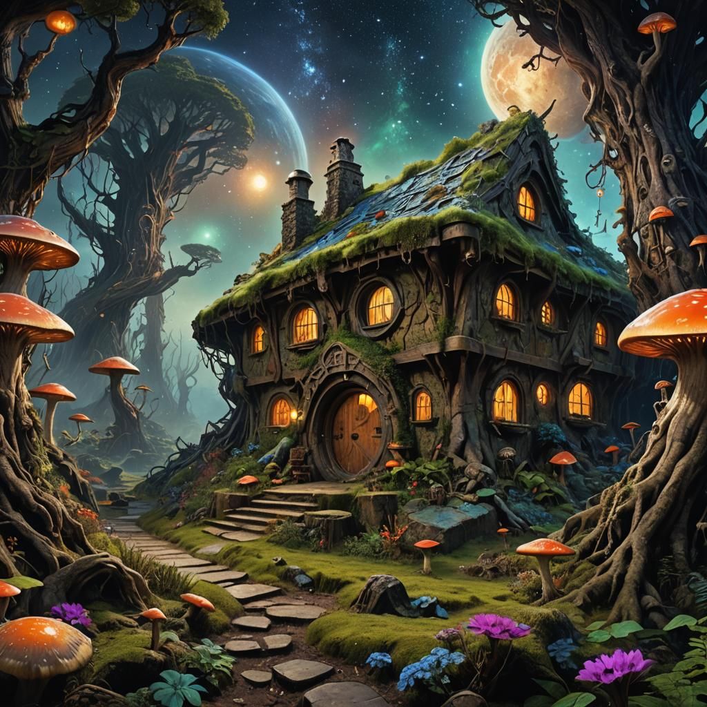 Palgan Cottage - AI Generated Artwork - NightCafe Creator