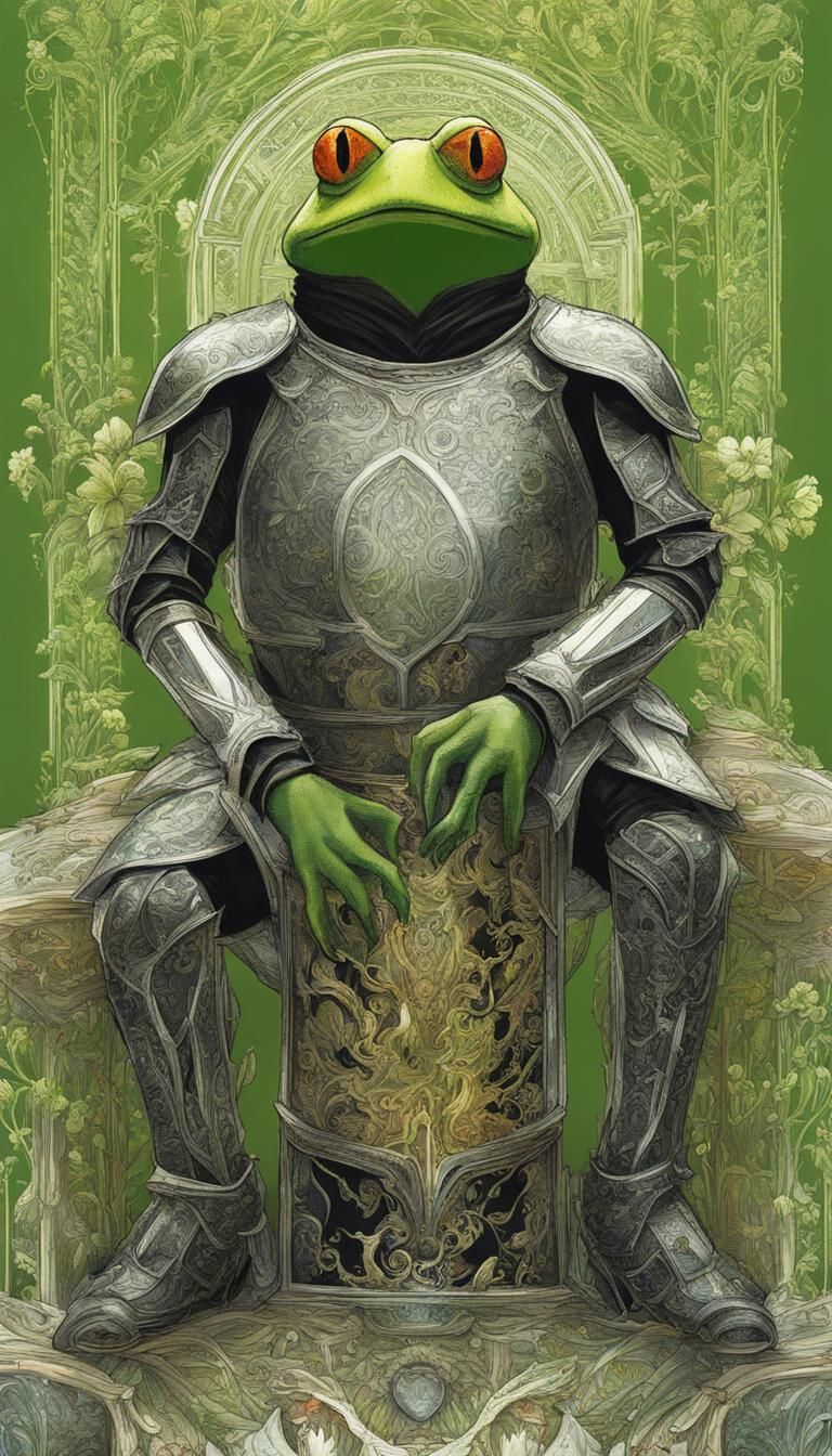 Kermit the Glorious - AI Generated Artwork - NightCafe Creator
