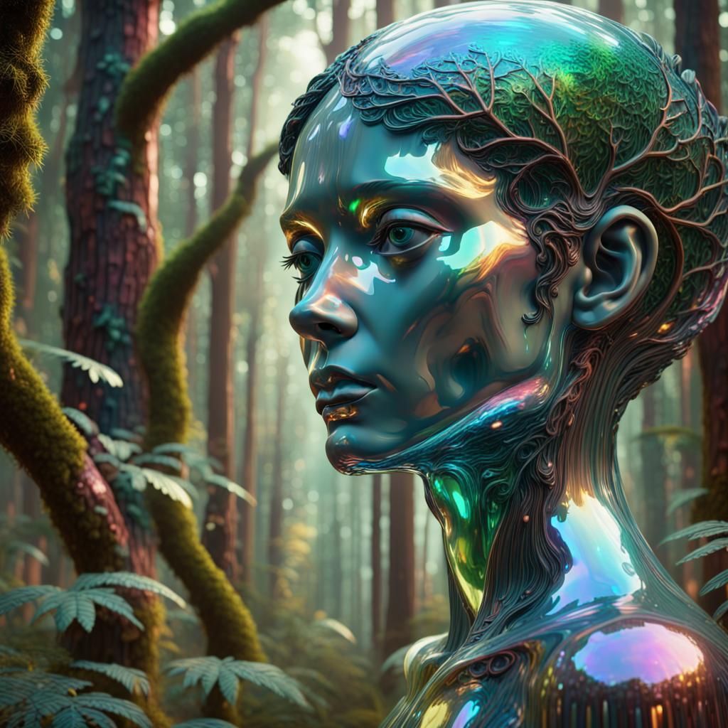 The Forest Lady. - AI Generated Artwork - NightCafe Creator