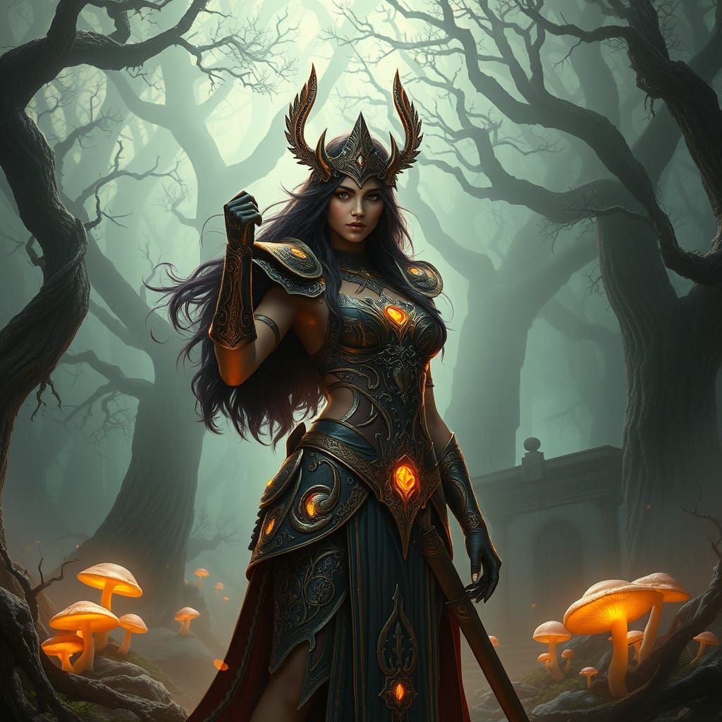 Andarta warrior goddess - Ethereal Warrior Goddess of the A...