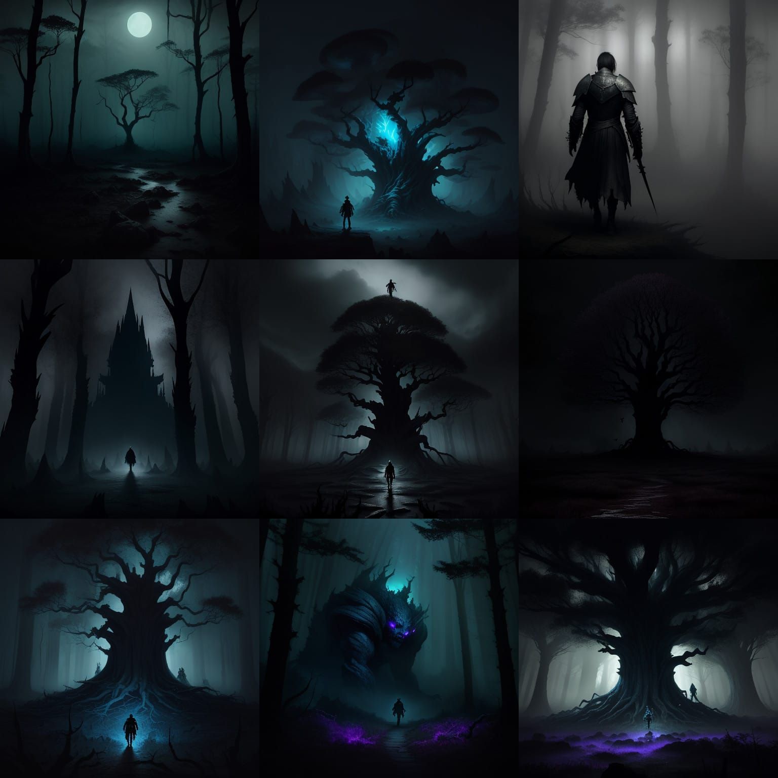 RPG Forest - Dark Fantasy Forest in Ancient Wonderland