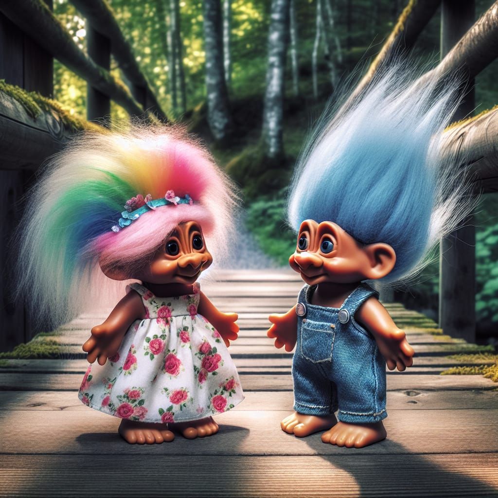 Bridge Trolls - AI Generated Artwork - NightCafe Creator