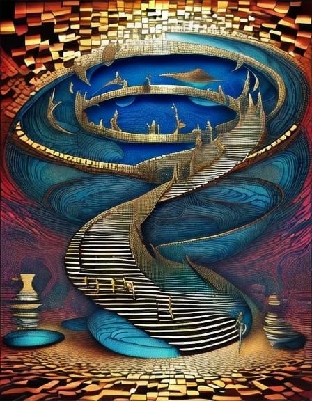 VISUAL ILLUSION stairs - VISUAL ILLUSION stairs