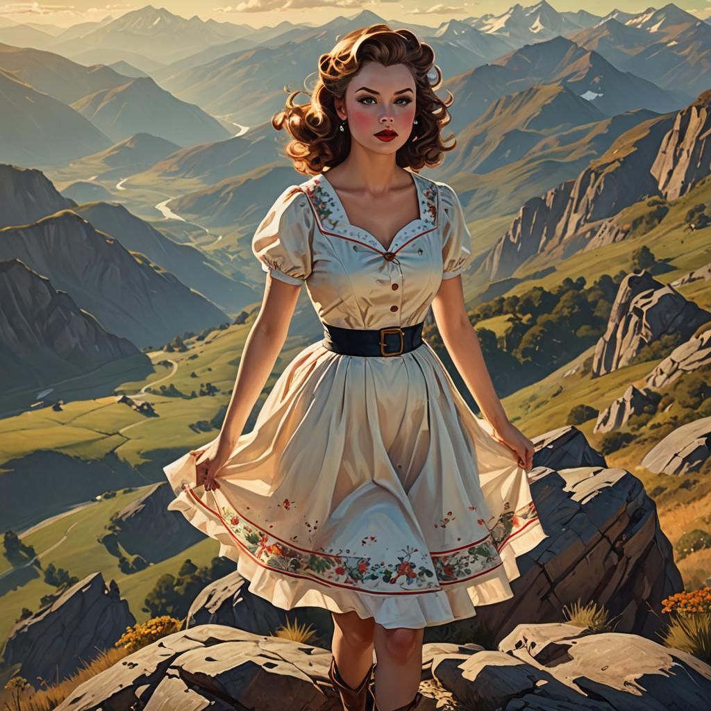 Heidi grew up - AI Generated Artwork - NightCafe Creator