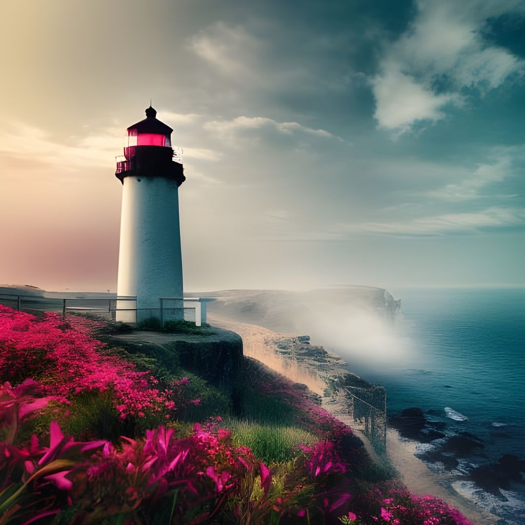 Old Lighthouse - AI Generated Artwork - NightCafe Creator