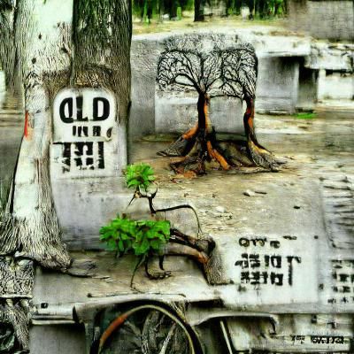 Life is old there, older than the trees - AI Generated Artwork ...